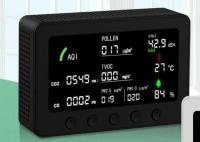 China Smart Air Quality Monitor 9-in-1 with Real-Time AQI Display | Tuya Compatible for Home & Office for sale