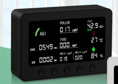 China Smart Air Quality Monitor 9-in-1 with Real-Time AQI Display | Tuya Compatible for Home & Office for sale