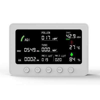China IOT Smart Controller with Air Purifier Support RS485/Tuya App Data Export CO2 PM Noise TH Carbon Dioxide AQI Detector for Home for sale