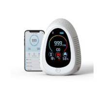 China GZAIR PT03 Smart WiFi Carbon Monoxide Detector - 4-in-1 CO/Smoke/Temperature/Humidity Monitor with Tuya APP, UL217/UL2034 Certified for Home/Industrial Use for sale