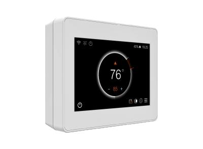 China Remote Control Tuya HVAC Thermostat for Hotel 4-Inch Touch Screen Tuya Thermostat for Underfloor Heating for sale