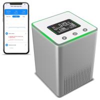 China Professional Smart Radon Detector - Real-Time Radon Gas Monitor with WiFi & App Control for Home Safety for sale