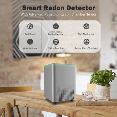 China 2026 Best Smart Home Radon Monitor - Digital Radon Gas Detector Compatible with Android & iOS for sale