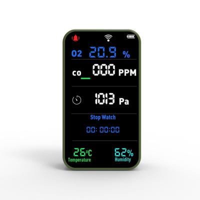 China GZAIR PT09 WIFI Mini Portable Multi-Parameter Air Quality Monitor with LCD Display IP55 Rating for Home & Office Use for sale