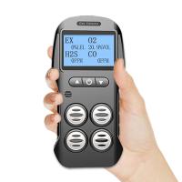 China Waterproof X-4 4-in-1 Gas Detector Pump Suction EX O2 CO H2S Monitor Explosion-Proof Long Working Time for sale