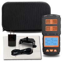 China Industrial Handheld 4-Gas Detector LCD Multi-Gas Monitor Combustible Gas Leak Detection IP67 Waterproof Dustproofe for sale
