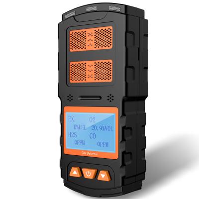 China Professional 4-in-1 Gas Detector Portable Multi-Gas Monitor (LEL/O2/H2S/CO) for Confined Space | OSHA Compliant Safety Sensor for sale