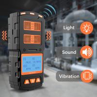 China Compact 4 Gas Monitor Personal Safety Detector for LEL, O2, H2S, CO | Long Battery Life, IP66 Waterproof, Handheld Multi Gas Tester for sale