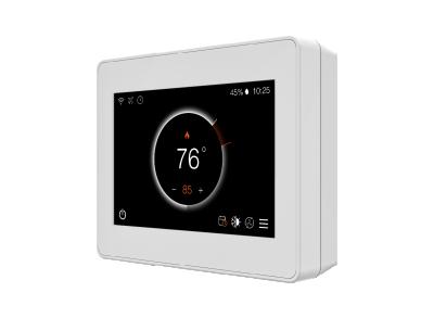 China 2.4ghz Touchscreen Smart WiFi Thermostats Remote Control Radiant Heat for sale