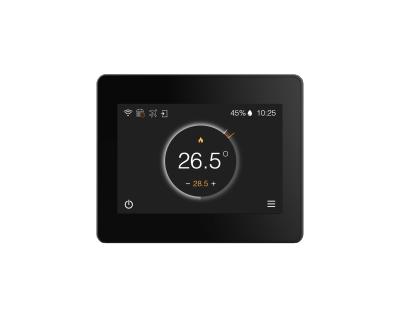 China Commercial/Residential Programmable Thermostat - App-Controlled WiFi Thermostat with Timer Mode & Humidity Display for sale