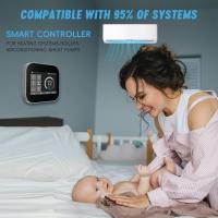 China GZAIR MC6 LoRaWAN Modbus RS485 Smart Thermostat for Underfloor Heating AC Systems Energy Saving ABS Plastic 3-Year Warranty CE for sale