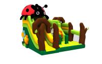 China Commercial Grade Inflatable Ladybug Bouncer Jumping Castle Inflatable Combo for sale