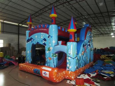 China Digital Printing Commercial Inflatable Combo With Undersea Theme for sale