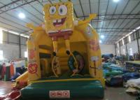 China Cute spongebob inflatable combo /  inflatable bouncer house /  2 in 1 inflatable combo for sale