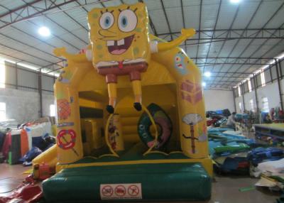 China Cute spongebob inflatable combo /  inflatable bouncer house /  2 in 1 inflatable combo for sale