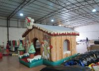 China Children Air Blown Christmas Decorations , High Durability Funny Christmas Inflatables for sale