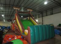 China Inflatable pirate themed obstacle course grey inflatable obstacle courses sport game on sale for sale