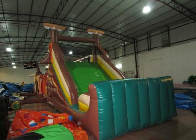 China Inflatable pirate themed obstacle course grey inflatable obstacle courses sport game on sale for sale