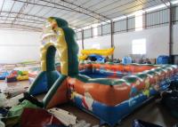 China Small inflatable sport arena for baby inflatable track for outdoor games for sale