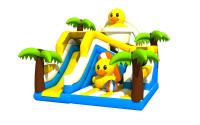China Duck Themed PVC 6x5.5x5.4m Inflatable Combos Party Blow Up Bouncer for sale