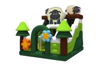 China Silk Printing Inflatable Combos Sheep Themed 5x6x5.5m Garden Inflatable Bouncy Castle for sale