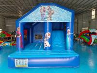 China Ice Princess Themed Commercial Inflatable Combos Princess Bouncy Castle 3.6x3x3m for sale