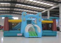 China Attractive Dinosaur World Big Jumpy House , Outdoor Kids Bounce House for sale