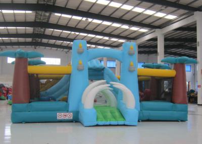 China Attractive Dinosaur World Big Jumpy House , Outdoor Kids Bounce House for sale