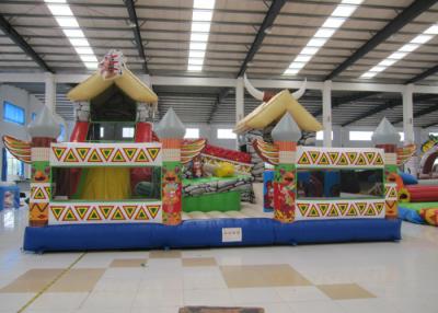 China Indoor Ancient Indian Inflatable Fun City 8 X 6 X 5m Nontoxic Enviroment - Friendly for sale