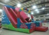 China Inflatable Fiery Red Slide teletubbies inflatable double high slide on sale for sale