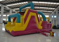 China Big Commercial Inflatable Obstacle Courses Outdoor Game 8 X 4 X 4m Safe Nontoxic for sale