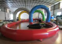 China Amusement Park Inflatable Sports Games / Race Track 15.2 X 7.6 X 3.5m Enviroment - Friendly for sale