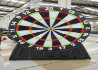 China Commercial Inflatable Sports Games Inflatable Football Dart Board 0.55mm Pvc Tarpaulin for sale