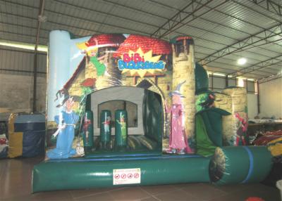 China 5 X 5m Indoor Jump House Fire Resistance , Childrens Bouncy Castle Quadruple Stitching for sale