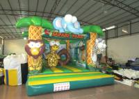 China Commercial Sarfari Como Inflatable Jump House 5 X 54m Safe Nontoxic Fire Resistance for sale