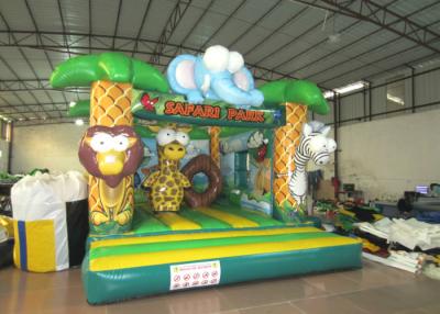 China Commercial Sarfari Como Inflatable Jump House 5 X 54m Safe Nontoxic Fire Resistance for sale