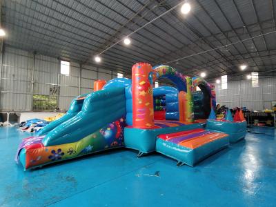 China Indoor Playground Inflatable Bouncer Combo With Slide Gaint Inflatable Amusement Park for sale
