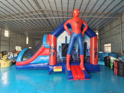 China Manufacture Bouncy Castler Inflatable Bouncer Combo With Slide SpidermMan Castle for sale