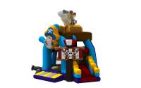 China Commercial Inflatable Combos Pirate Theme Blow Up Bouncy House With Slide Jumping Castle For Rental for sale