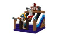 China Fireproof Inflatable Bouncer Children Bounce House Pirate Theme With Slide Funny For Party for sale