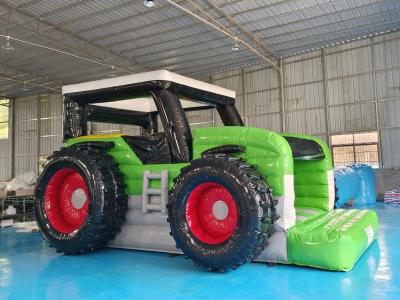 China Commercial Grade Fireproof Inflatable Bouncer Truck Shape Inflatable Bounce House Jumping House Castle For Kids for sale