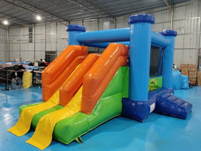 China Hot Sale Inflatable Bounce House With Slide Combo Inflatable Bouncy Castle With Dry Slide For Kids for sale