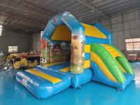 China Commercial Kids Inflatable Jumping Castle With Slide Farm Theme Inflatable Bouncy House Combo For Outdoor Indoor for sale