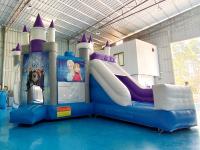 China Hot Sale Inflatable Jumping House Frozen Cartoon Inflatable Slide For Party Inflatable Combo Castle For Outdoor Indoor for sale