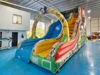 China Commercial Outdoor Inflatable Dry Slide Castle Disney Micky Mouse Cartoon Party Inflatable Dry Slide For Kids And Adults for sale
