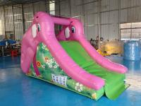 China Digital Printing Inflatable Dry Slide Small Inflatable Slide Pink Elephant For Outdoor Indoor For Kids for sale