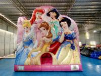 China Digital Printing Inflatable Bounce House With Slides Disney Princess Inflatable Jumping Castle For Children for sale
