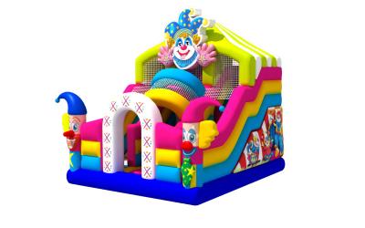 China OEM Inflatable Bouncy House With Slide New Design Clown Inflatable Combo for sale