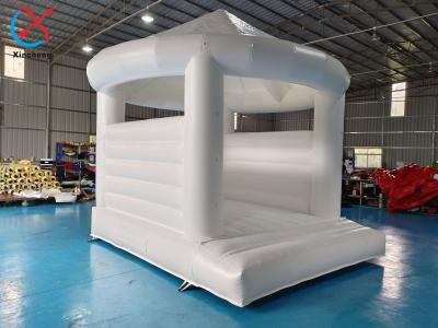 China Commercial Factory Inflatable White Wedding Bouncy Castle Jumping House For Party for sale
