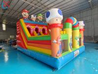 China Customized Inflatable Slides Playground Super Mario Park Inflatable Bouncy House for sale